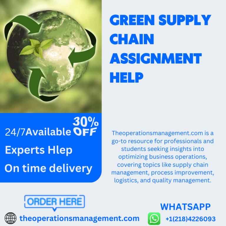 Pay Someone To Take My Green Supply Chain Assignment | Hire Someone To ...